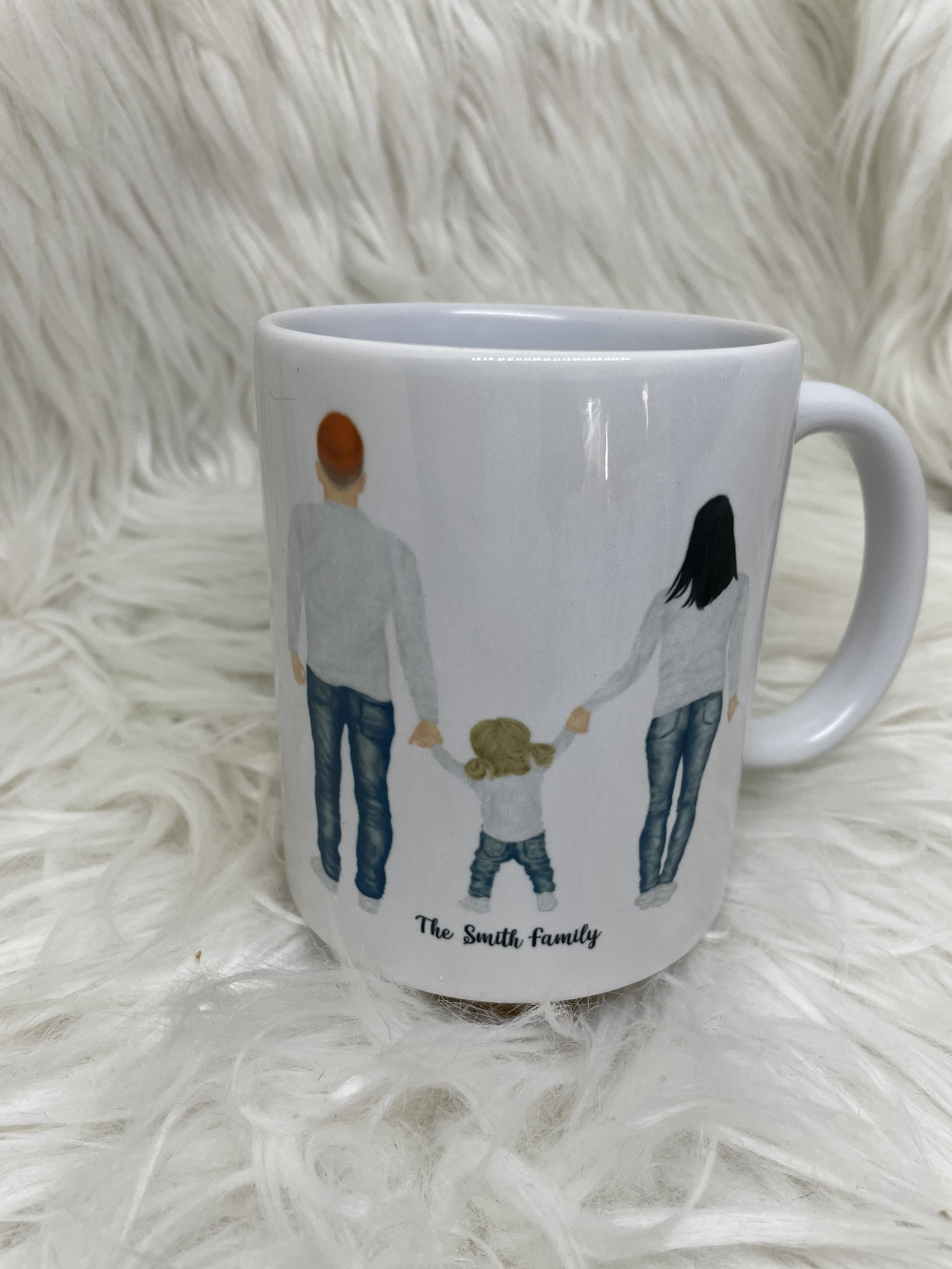Personalised Cup Family Cup Family Mug Personalised Family | Etsy