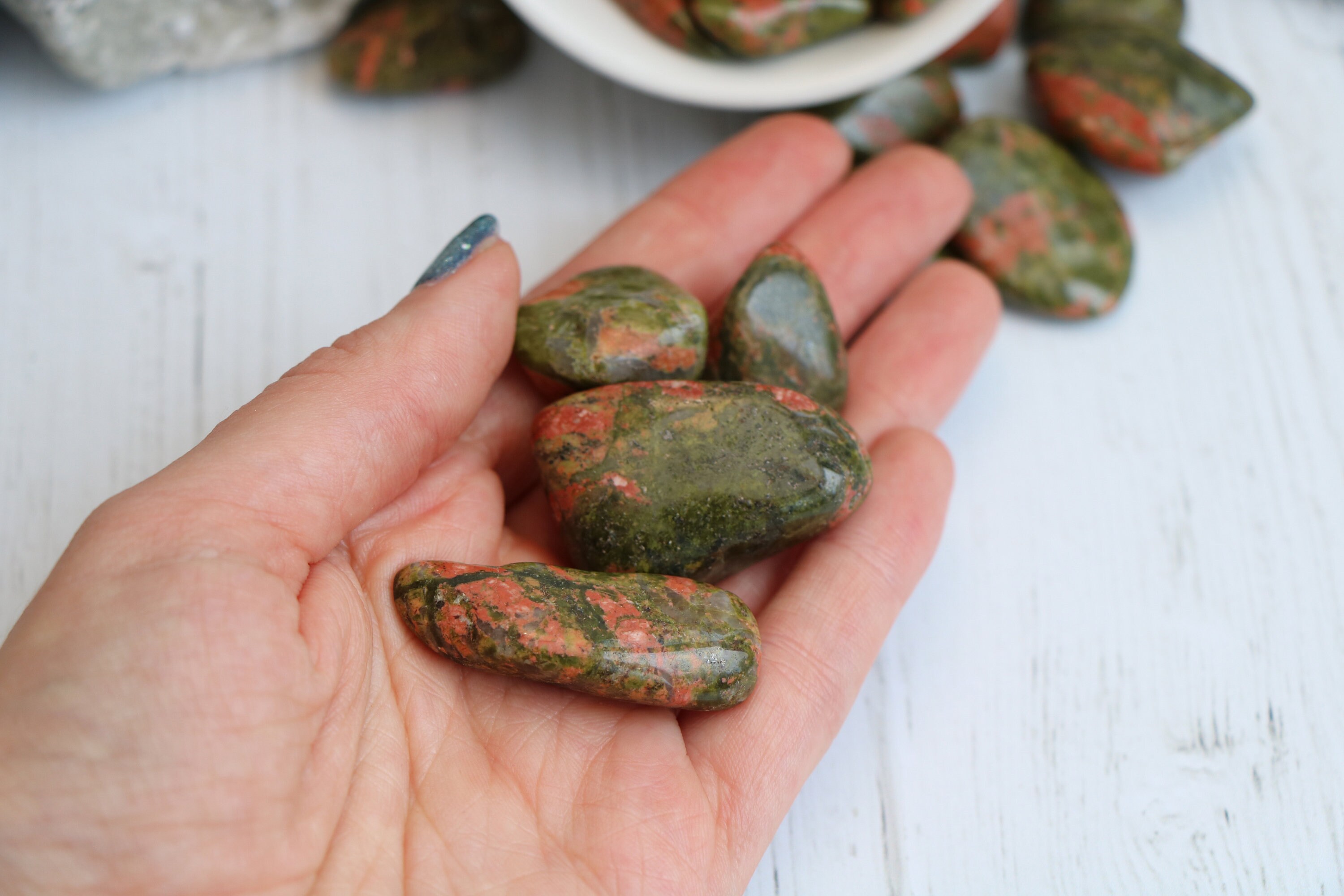 Unakite Tumble Stone Healing Crystals Vision Stone Unakite - Etsy