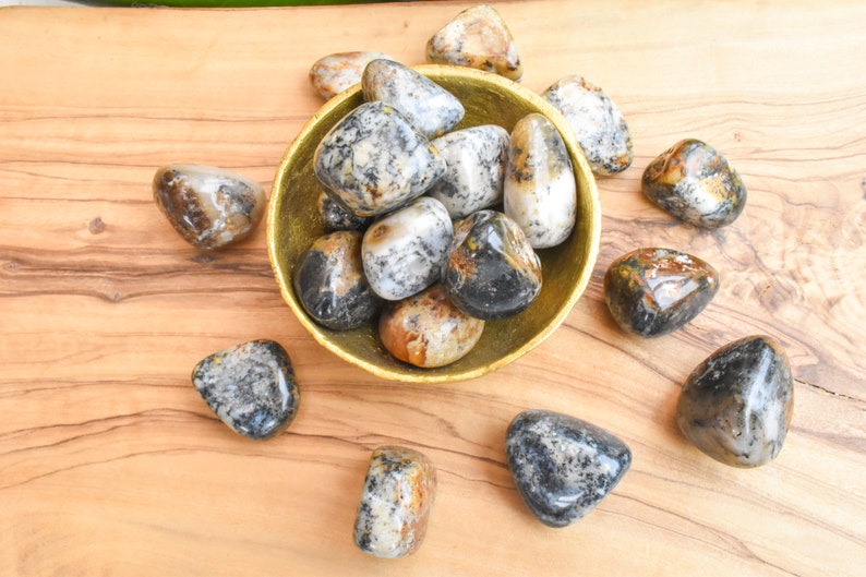 Merlinite Tumble Stone Healing Crystals Spiritual Crystal - Etsy