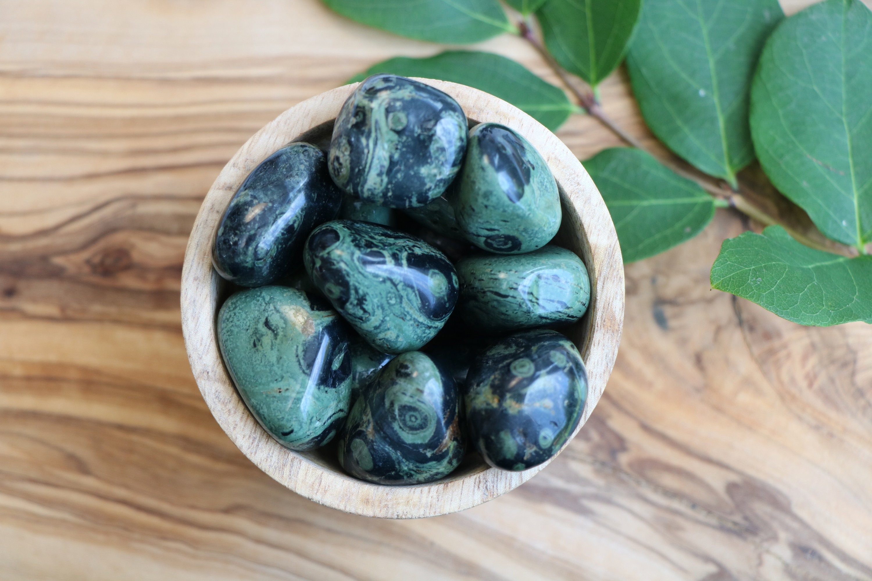 Kambaba Jasper Tumble Stone, Healing Crystals, Crystal Gift, Nurture ...