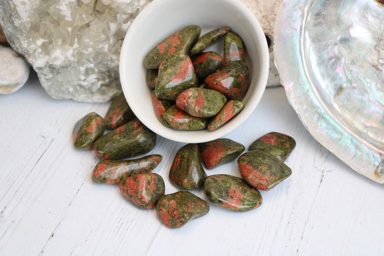 Unakite Tumble Stone Healing Crystals Vision Stone Unakite - Etsy