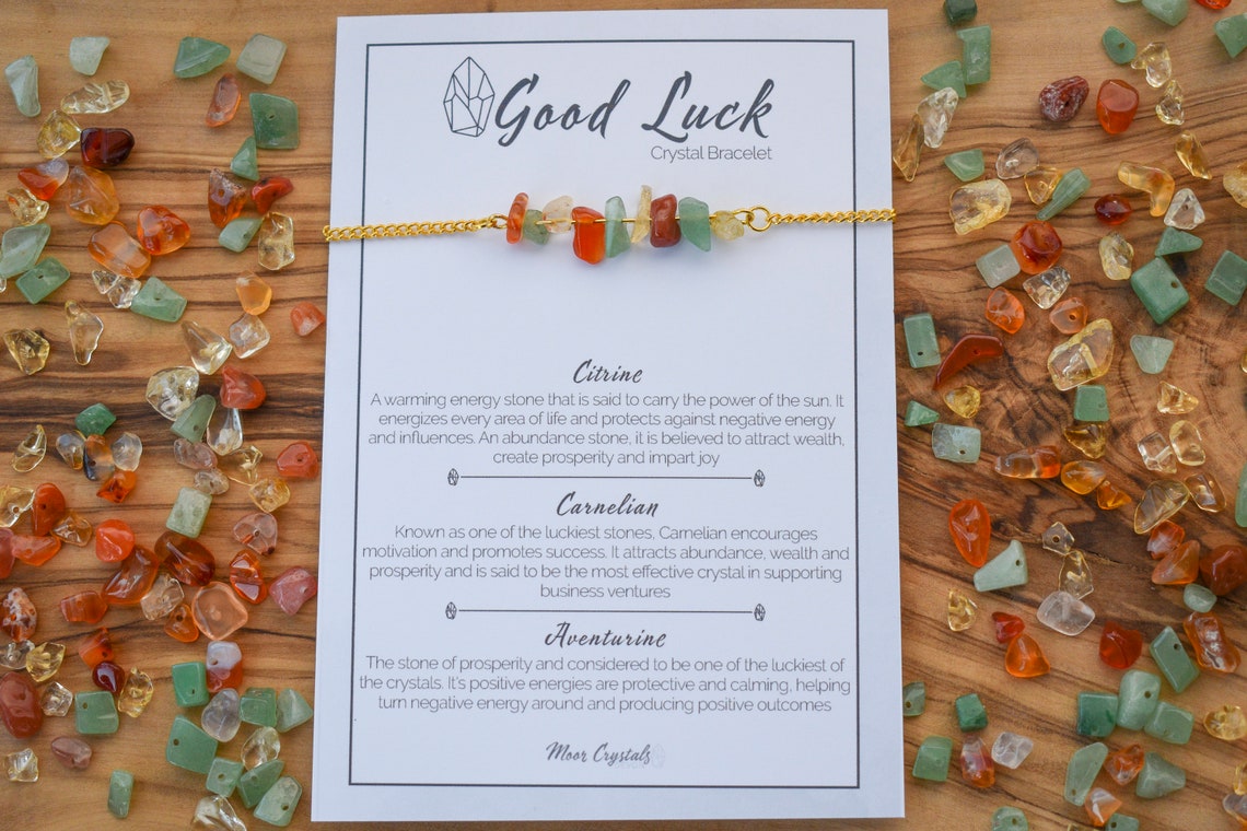Good Luck Crystal Chain Bracelet Bracelets for Women Crystal - Etsy
