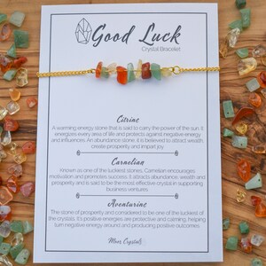 Good Luck Crystal Chain Bracelet, Bracelets for Women, Crystal ...