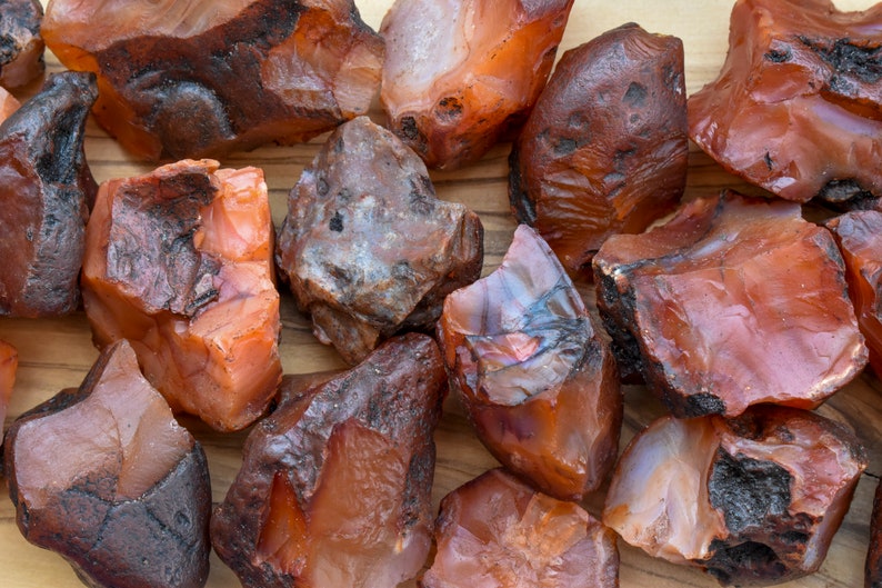 Natural Carnelian Raw Crystal Rough Carnelian Healing | Etsy