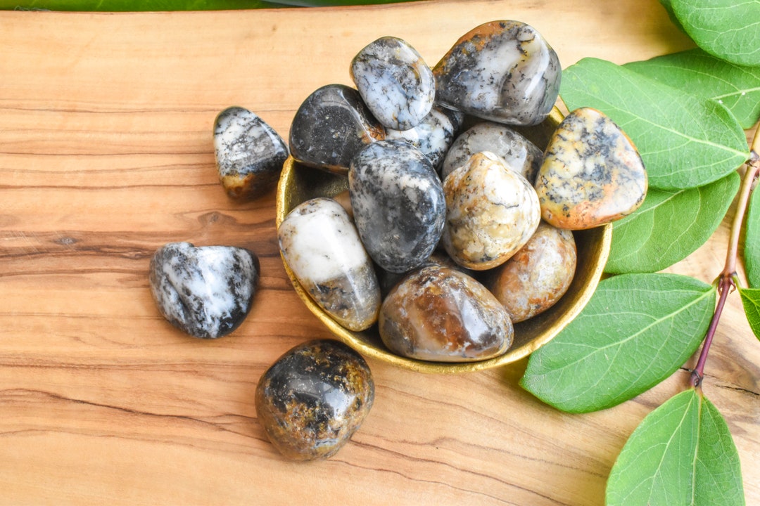 Merlinite Tumble Stone, Healing Crystals, Spiritual Crystal - Etsy