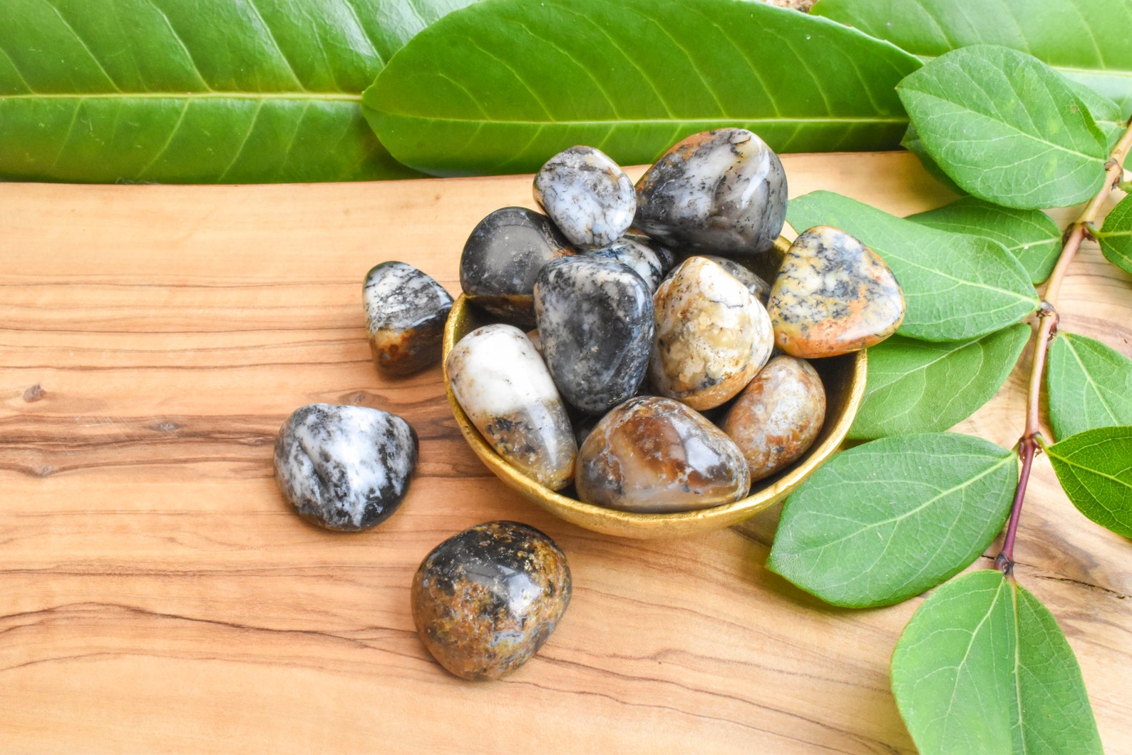 Merlinite Tumble Stone Healing Crystals Spiritual Crystal - Etsy