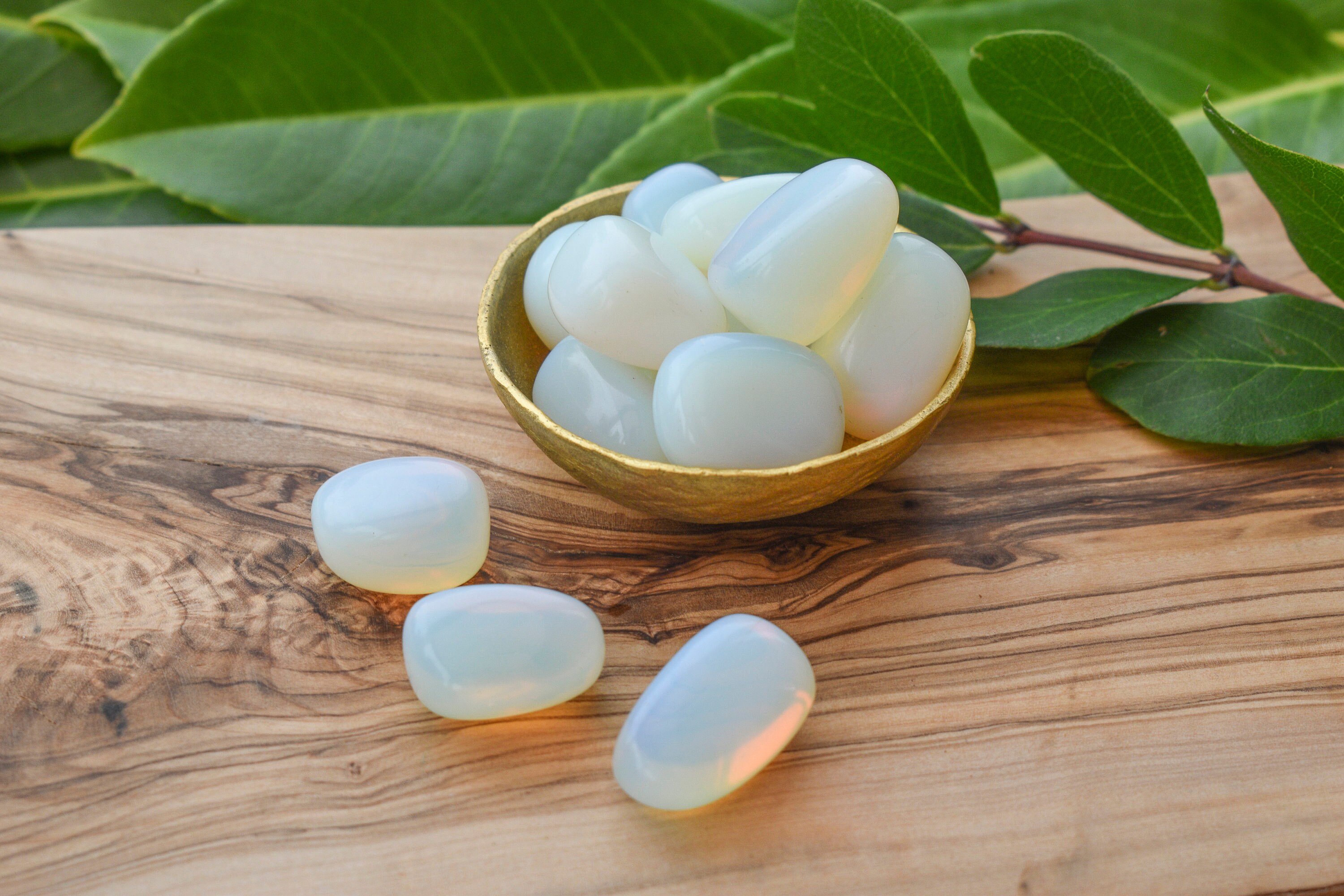 Opalite Tumble Stone, Man-made Crystals, Gemstone Gift - Etsy