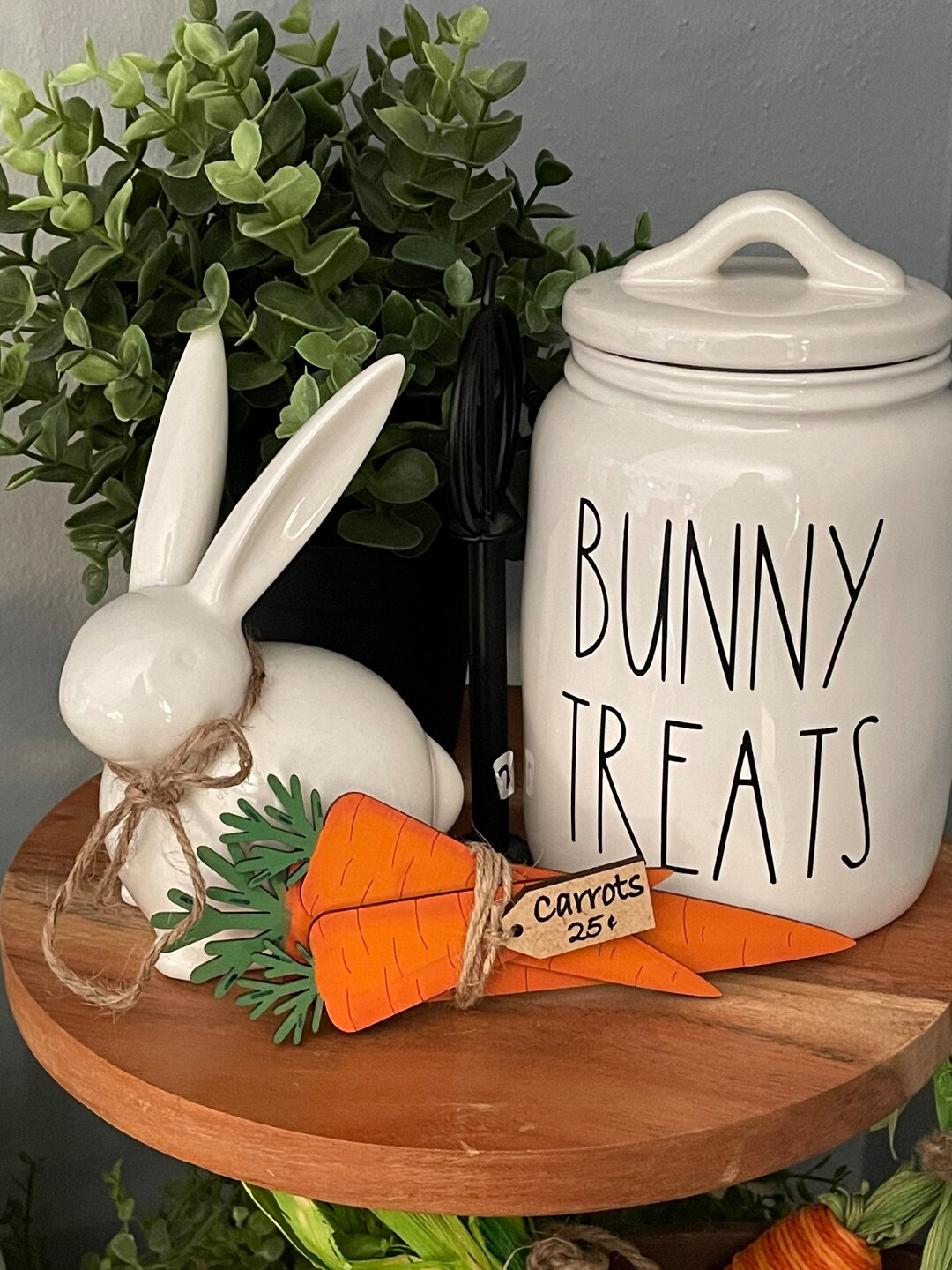 Wood Carrot Bundle Farmhouse Spring Decor Farmhouse Easter Decor Carrot ...