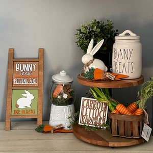 Wood Carrot Bundle Farmhouse Spring Decor Farmhouse Easter Decor Carrot ...