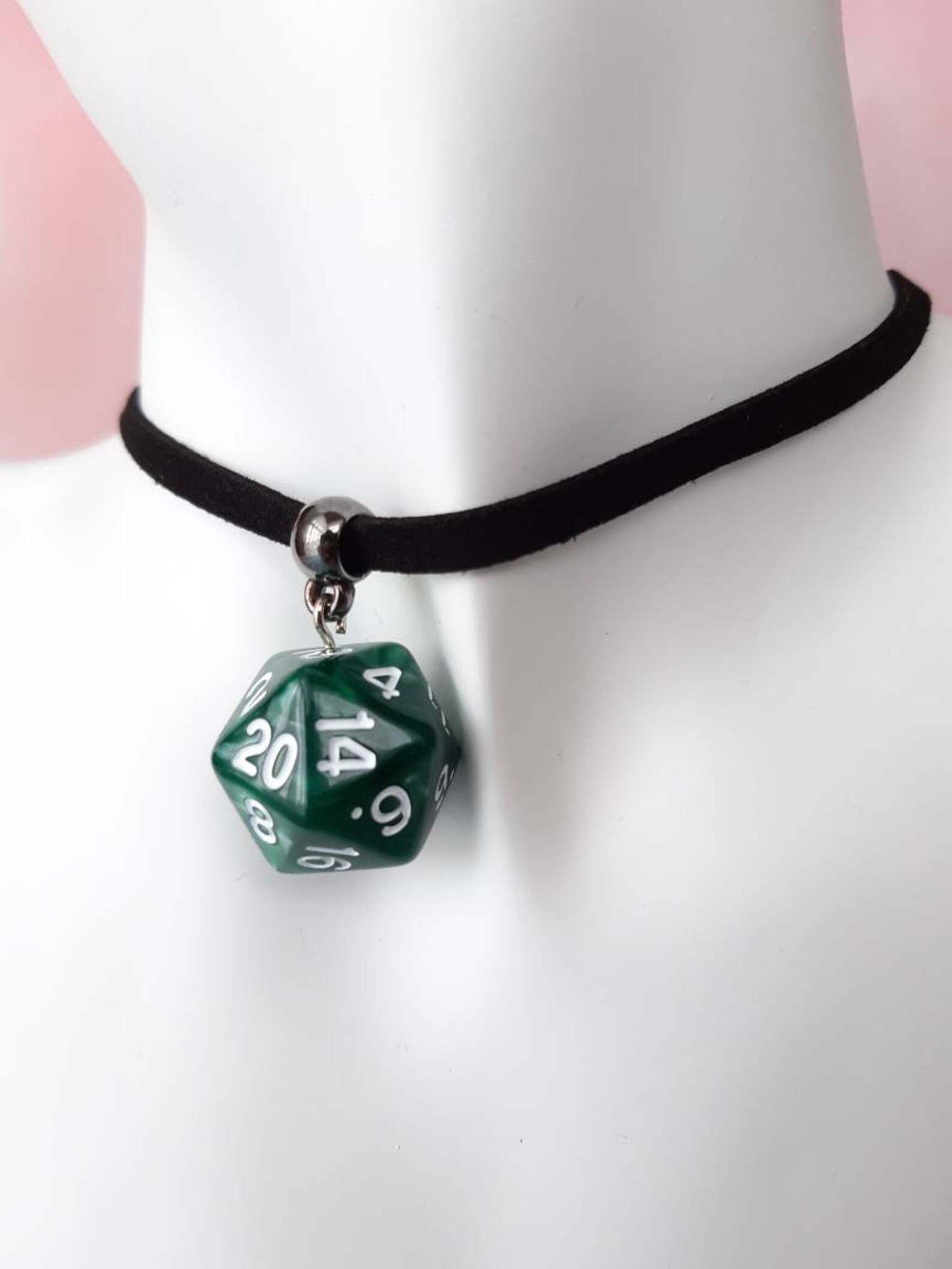 Dice Choker D&D and Gamer Inspired Fashion. D4 D6 D20 - Etsy