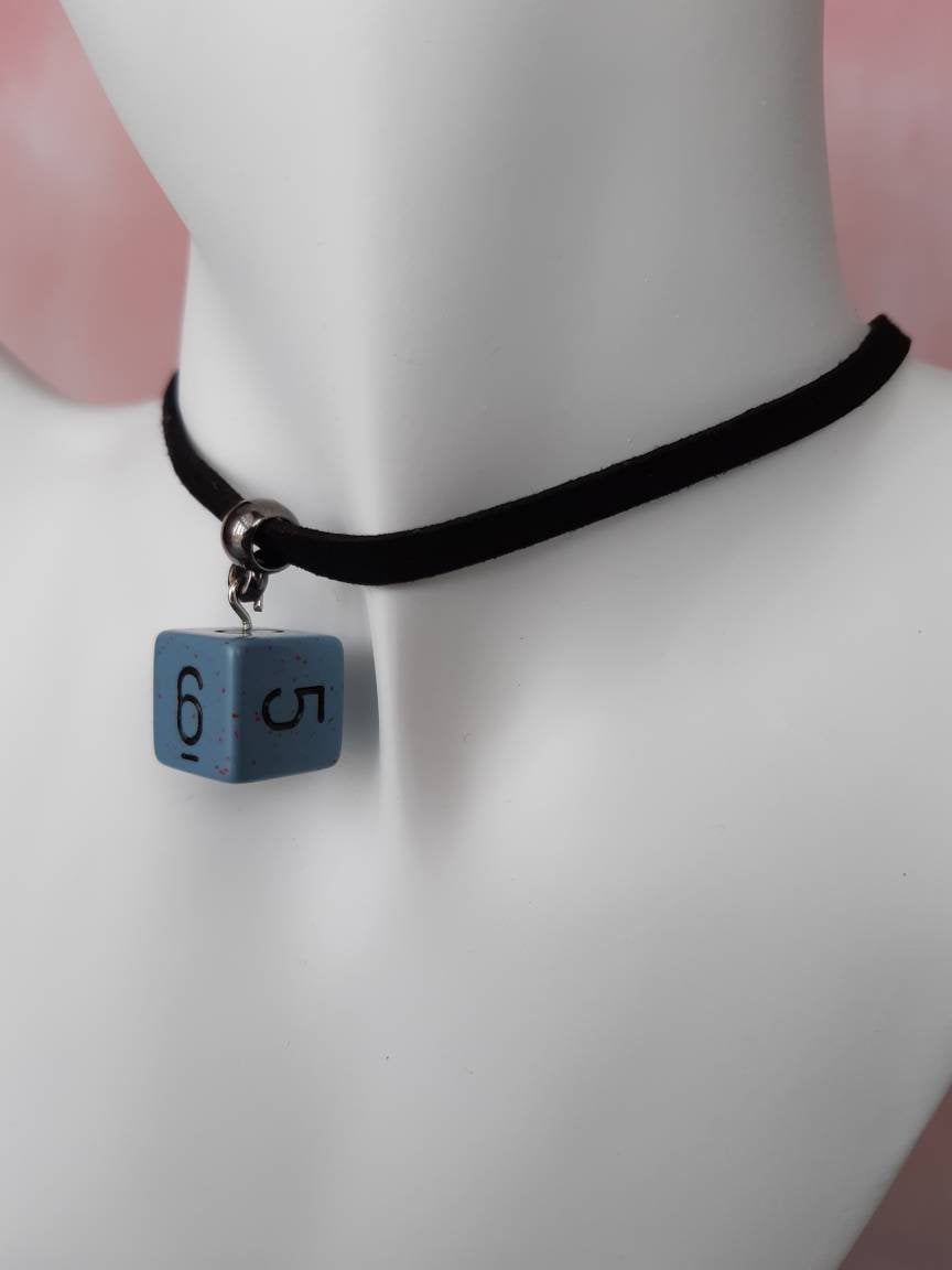 Dice Choker D&D and Gamer Inspired Fashion. D4 D6 D20 - Etsy
