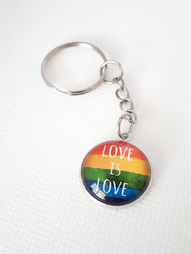 PRIDE Keychains LGBTQIA Keyrings - Etsy