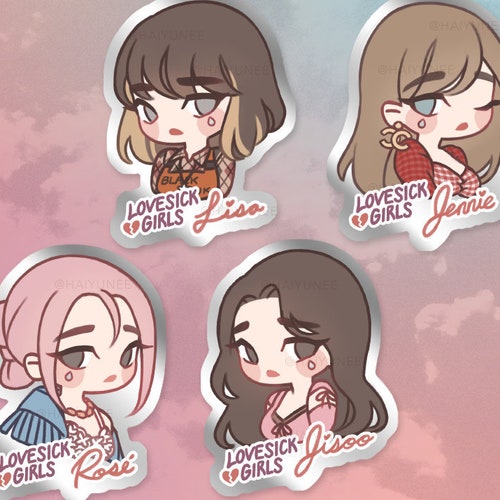 BTS Sticker BTS Group Sticker Faceless Portrait Sticker | Etsy