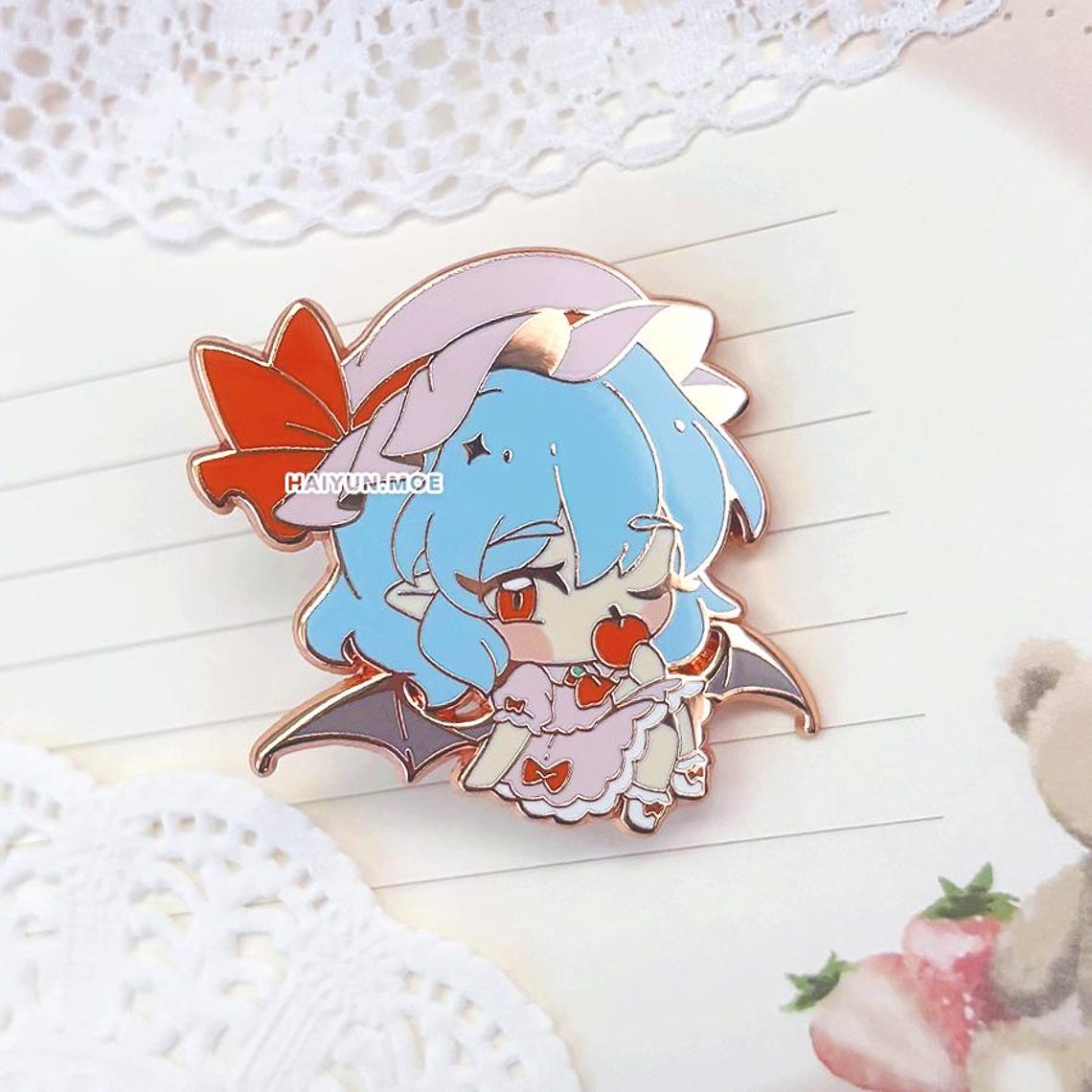 Touhou Project Bad Apple Flandre & Remilia Hard Enamel Pins - Etsy
