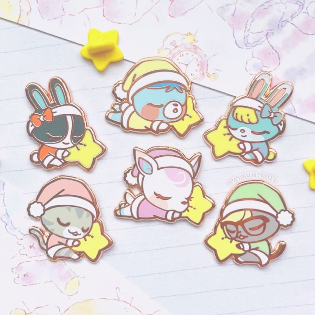 ACNH Starry Dreams Hard Enamel Pins Vol. 2 / Animal Crossing New ...