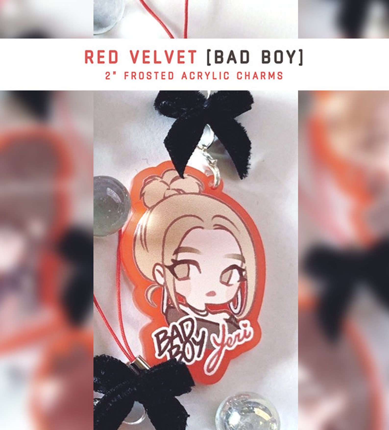 Red Velvet Bad Boy Mirror Stickers & Charms / K-pop Laptop | Etsy
