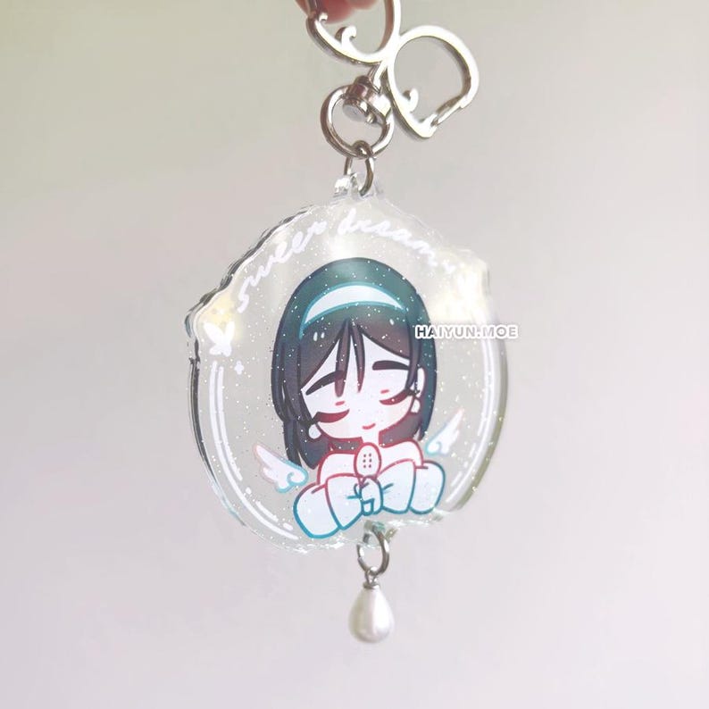 ALIEN STAGE Sua Sweet Dream Glitter Keychain / ALNST Fanmerch - Etsy