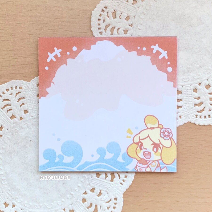 ACNH Summer Festival Memo Pads / Animal Crossing Notepads - Etsy