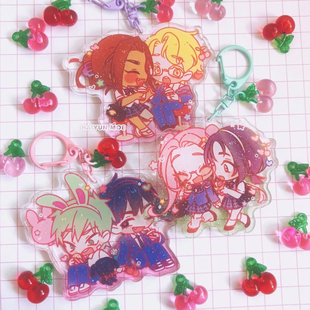 ALIEN STAGE After-school Date Glitter Keychains / ALNST Fanmerch - Etsy