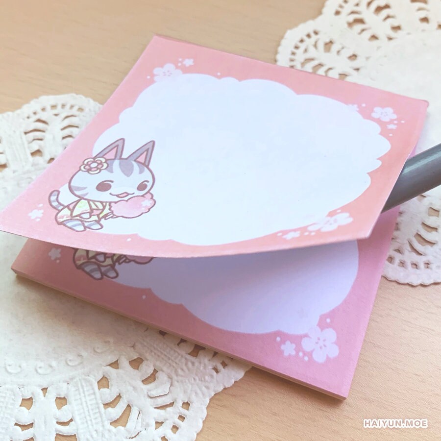 ACNH Summer Festival Memo Pads / Animal Crossing Notepads - Etsy