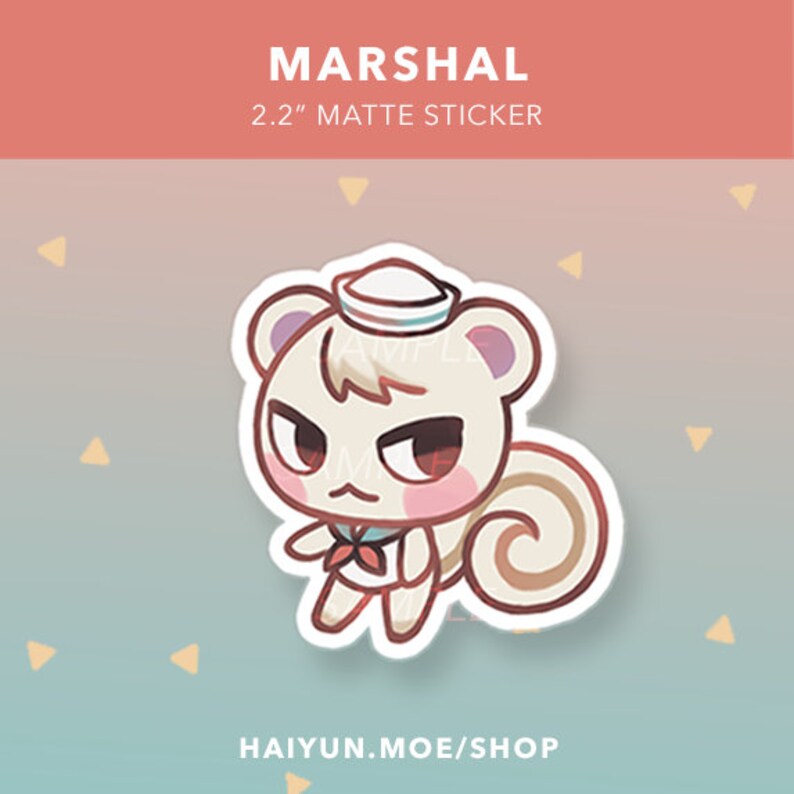 ACNH Sailor Stickers / Animal Crossing Water Bottle Laptop - Etsy