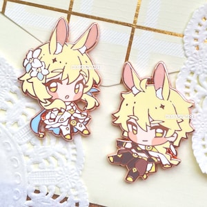 Genshin Impact Kemonomimi Hard Enamel Pins - Etsy