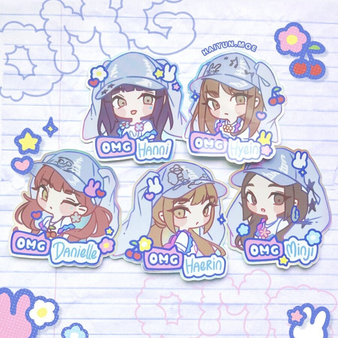 Newjeans OMG Holographic Stickers / K-pop Laptop, Water Bottle Decals ...