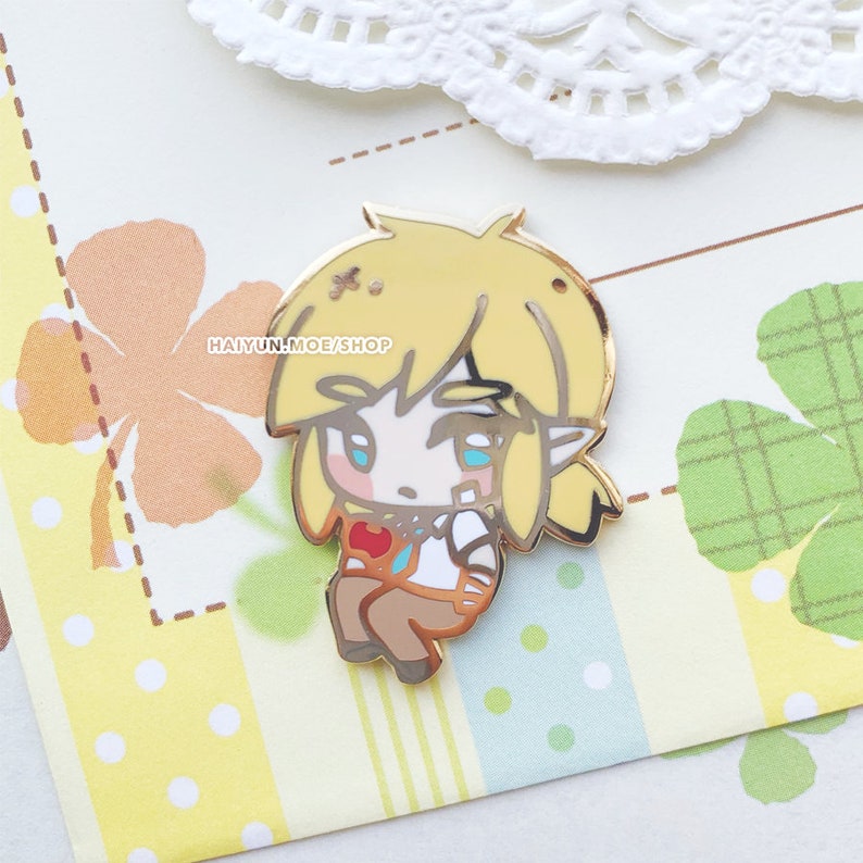 BOTW School Days Zelda & Link Hard Enamel Pins / Legend of - Etsy