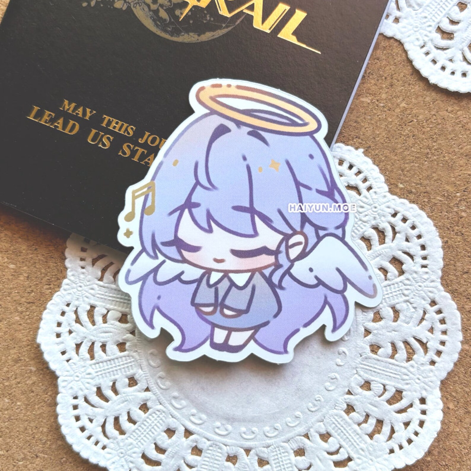 Honkai: Star Rail Angel Sunday & Robin Shiny Foil Stickers / Water ...