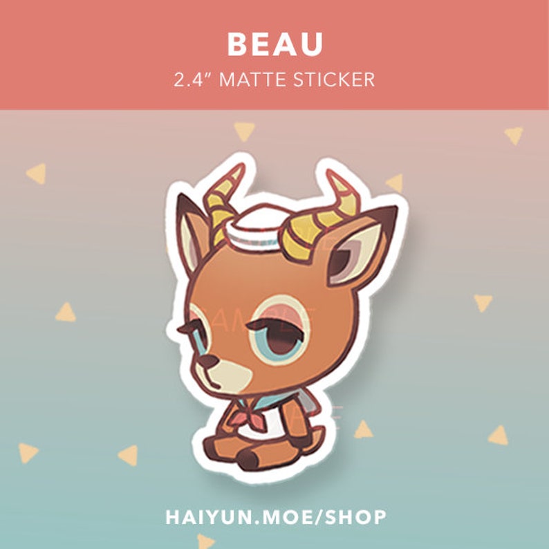 ACNH Sailor Stickers / Animal Crossing Water Bottle Laptop | Etsy