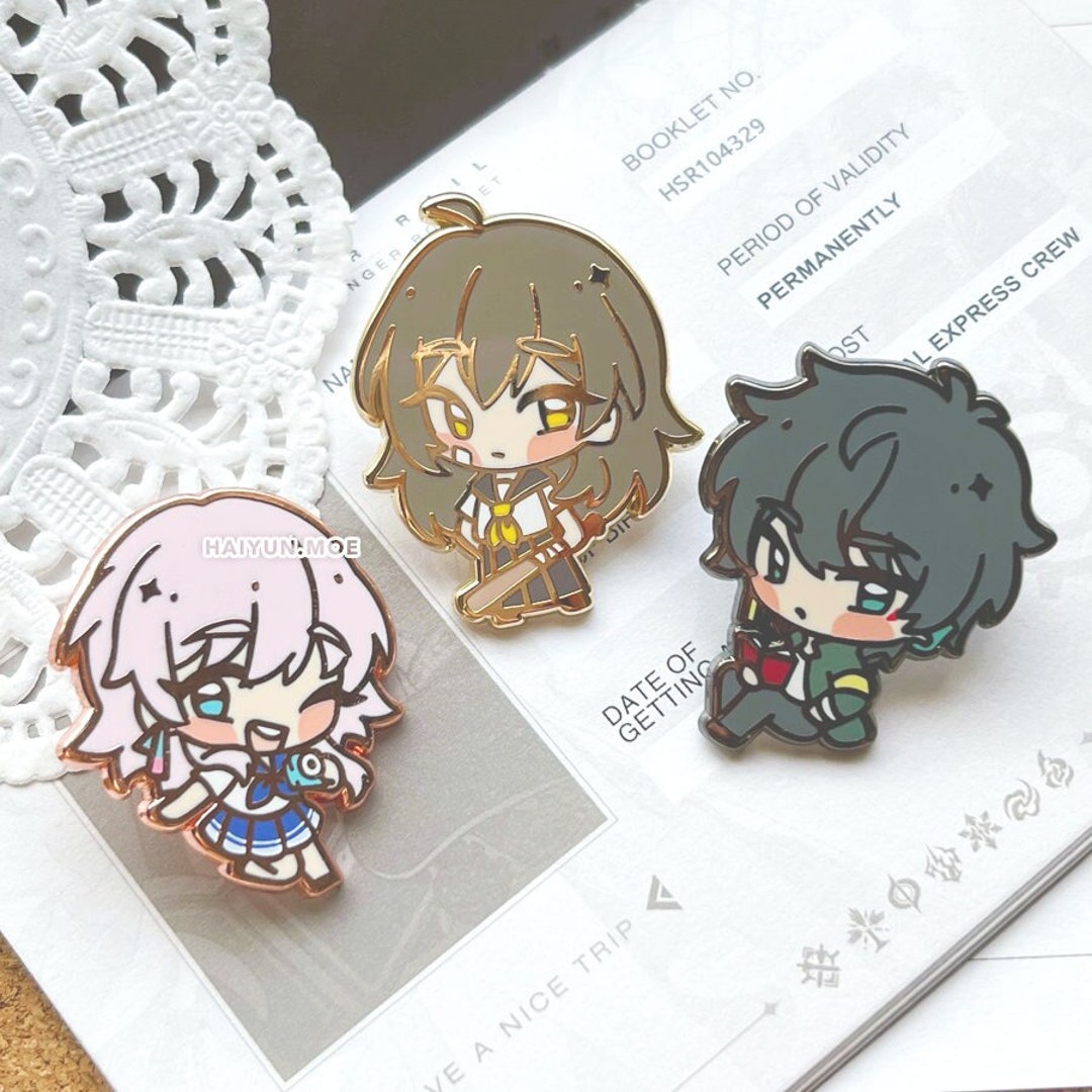 Honkai: Star Rail Academy Hard Enamel Pins - Etsy
