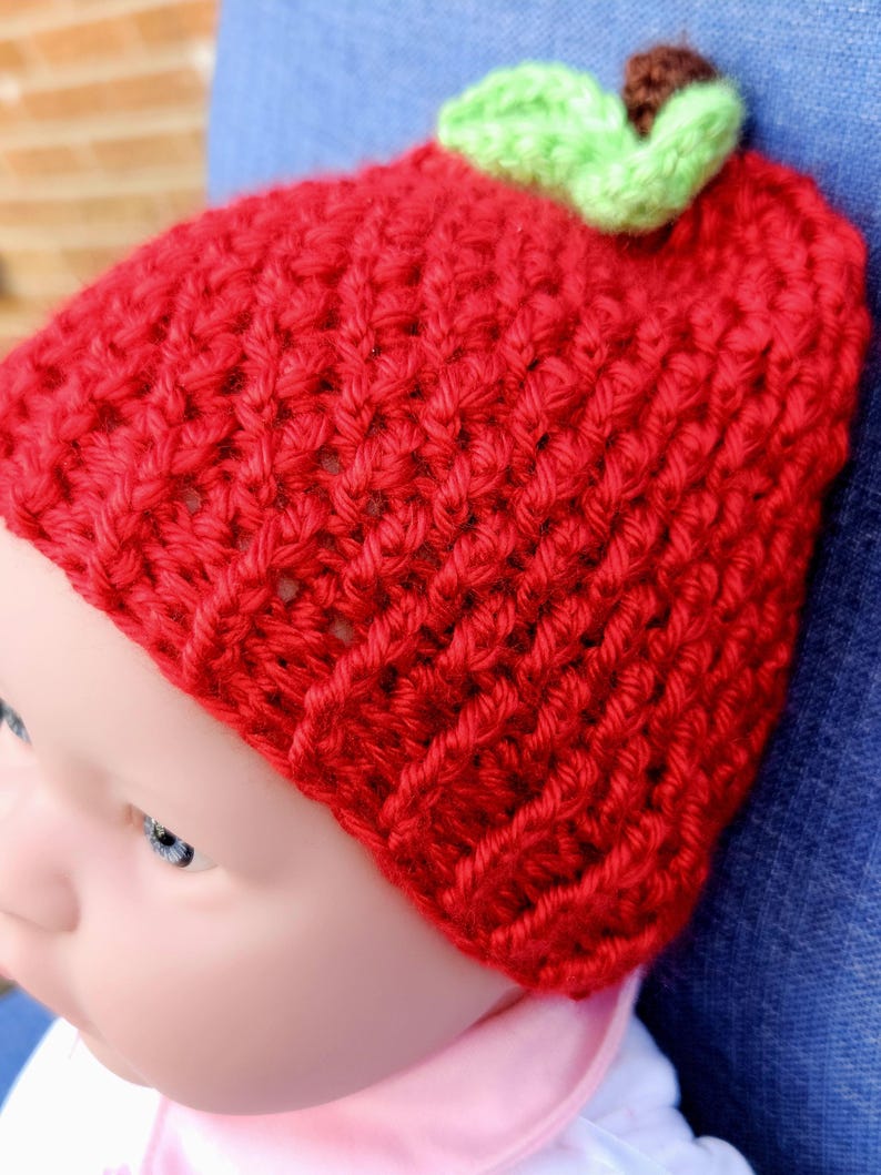 Newborn Baby Apple Hat - Etsy