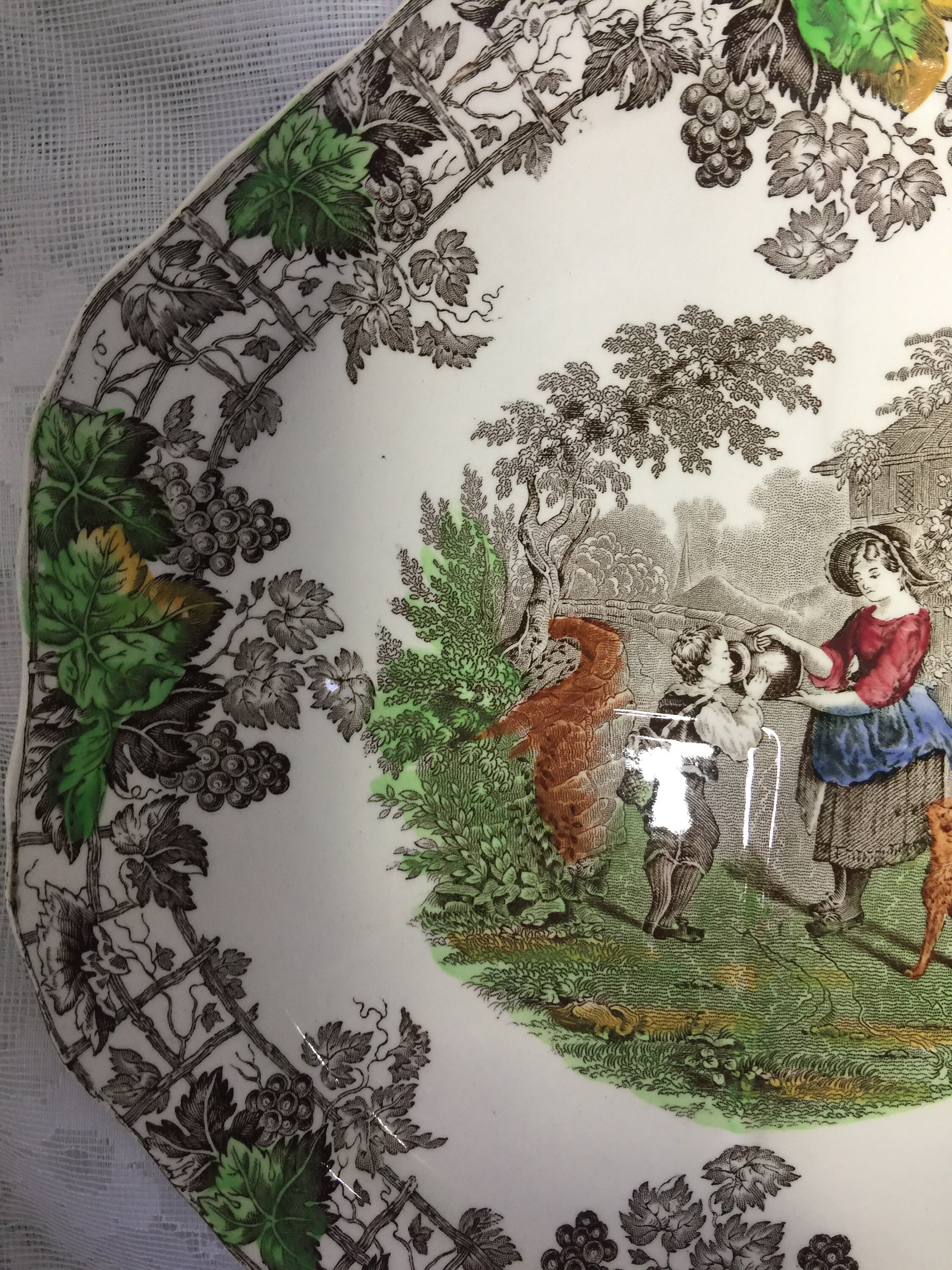 1930s Spode Byron Series No 2 Copeland Spode Sandwich Plate Vintage ...