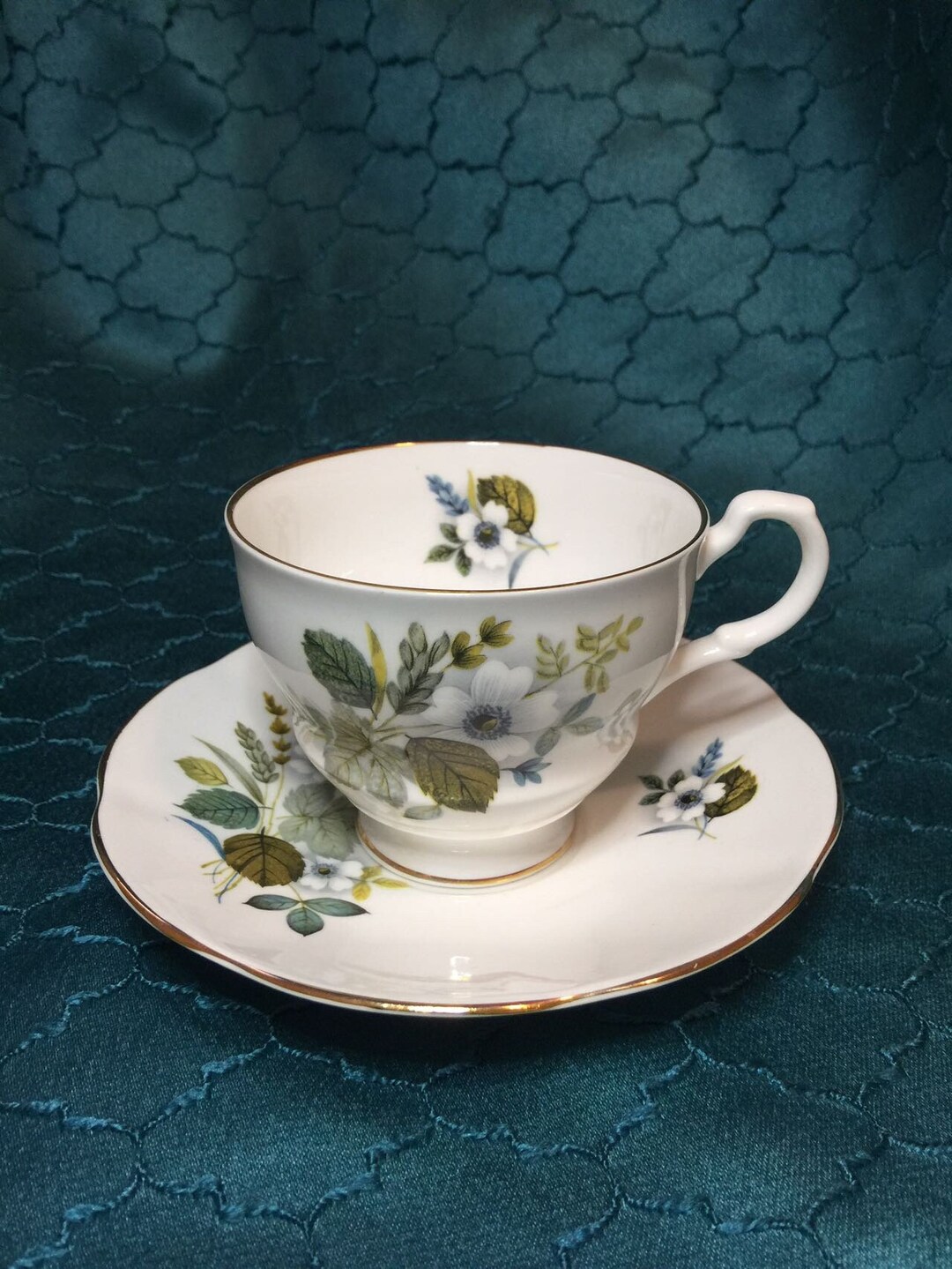 Rosina Floral Teacup and Saucer, Collectible Teacup - Etsy
