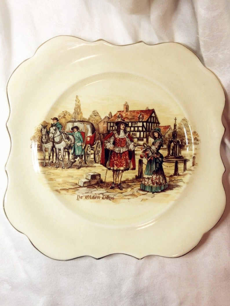 Sandland Ware Lancaster Ltd. Hanley England Decorative Plate - Etsy
