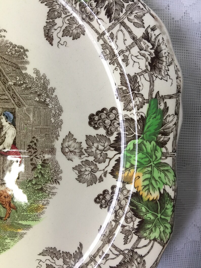 1930s Spode Byron Series No 2 Copeland Spode Sandwich Plate Vintage ...