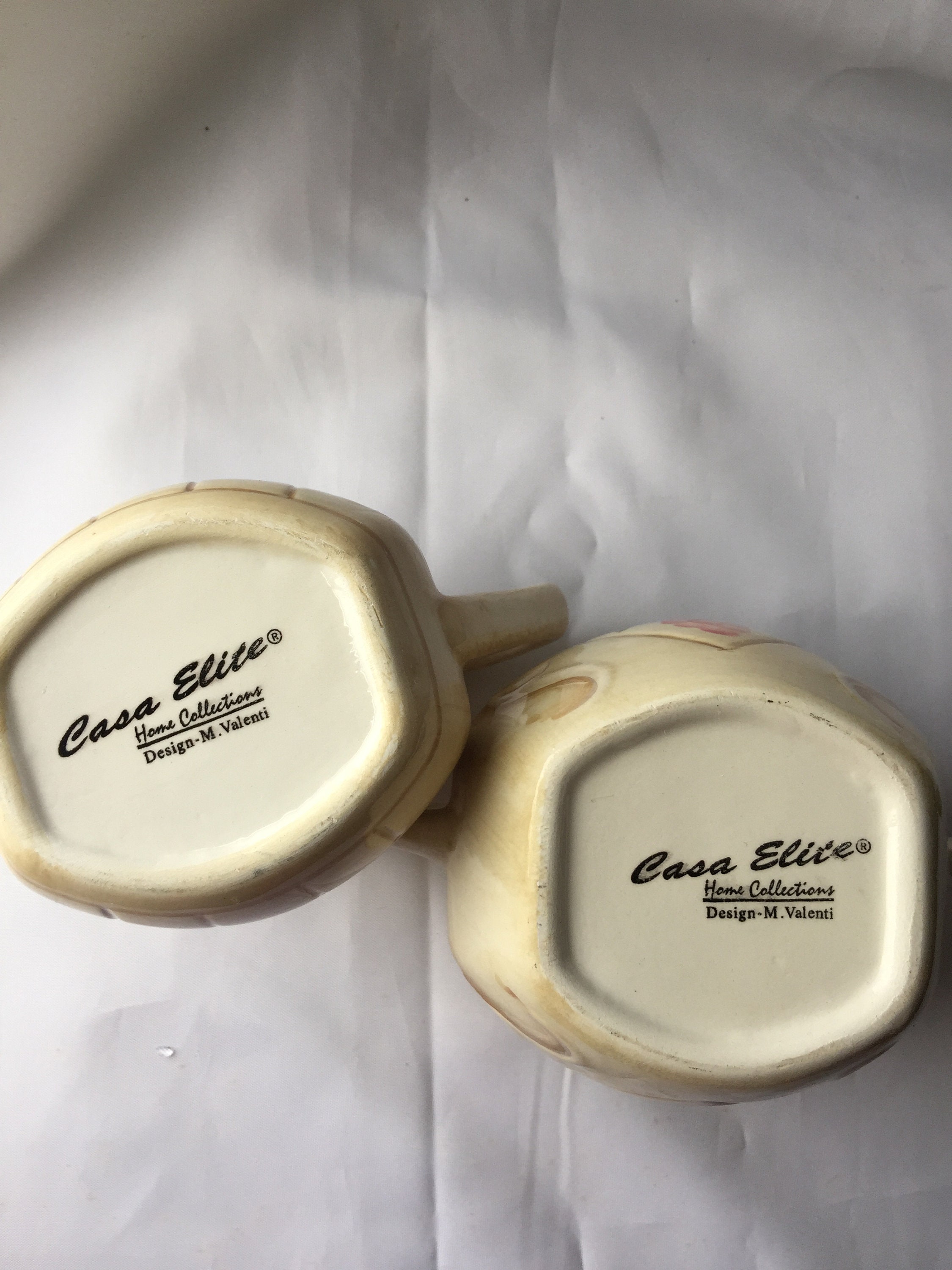 Casa Elite M.valenti Design Collectible Gift Hand Painted Sugar and ...