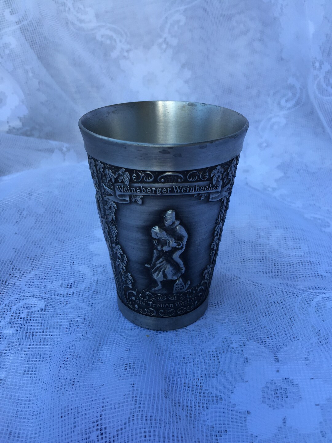 Weinsberger Weinbecher Rein Zinn 95% Zinn Becker STGT Pewter Barware Wine Cup,shot Glass - Etsy UK
