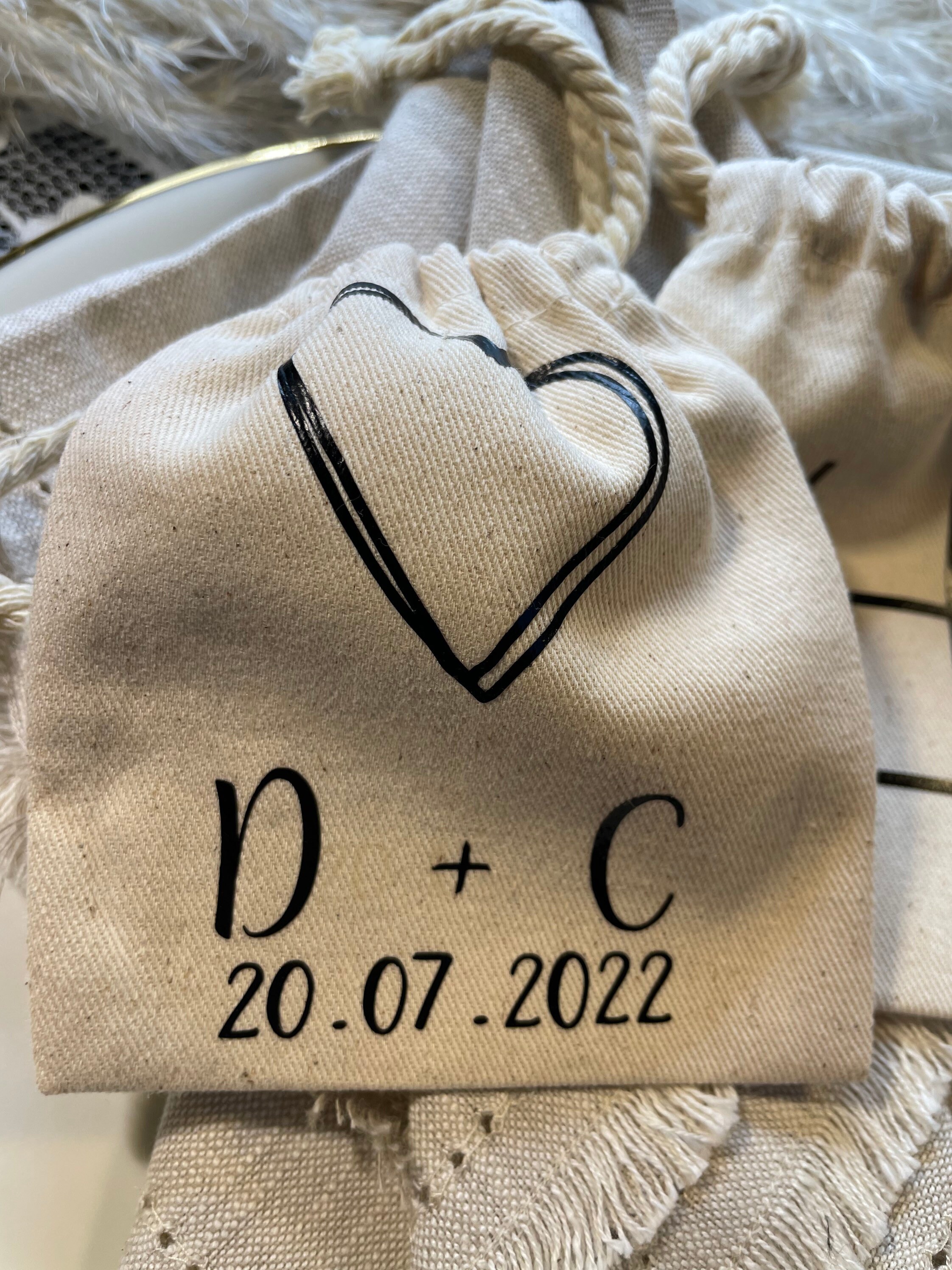 Guest Gift Wedding Tic Tac Toe Cotton Bag Guest Gift Game - Etsy UK