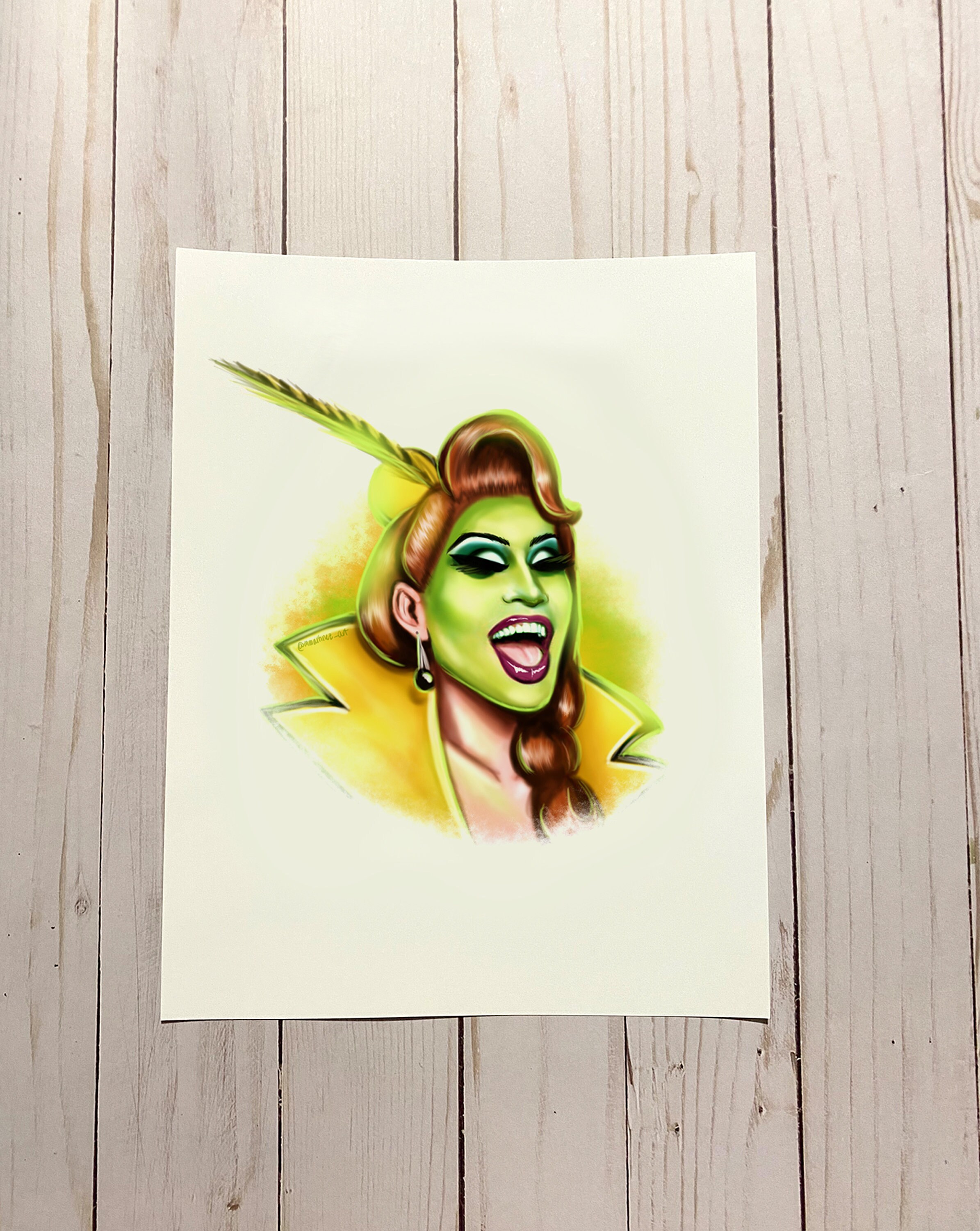 Rupaul's Drag Race Season 13 Rosé Yellow Runway the Mask | Etsy
