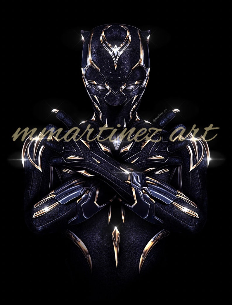 Black Panther Wakanda Forever Inspired Shuri Art Print MCU - Etsy
