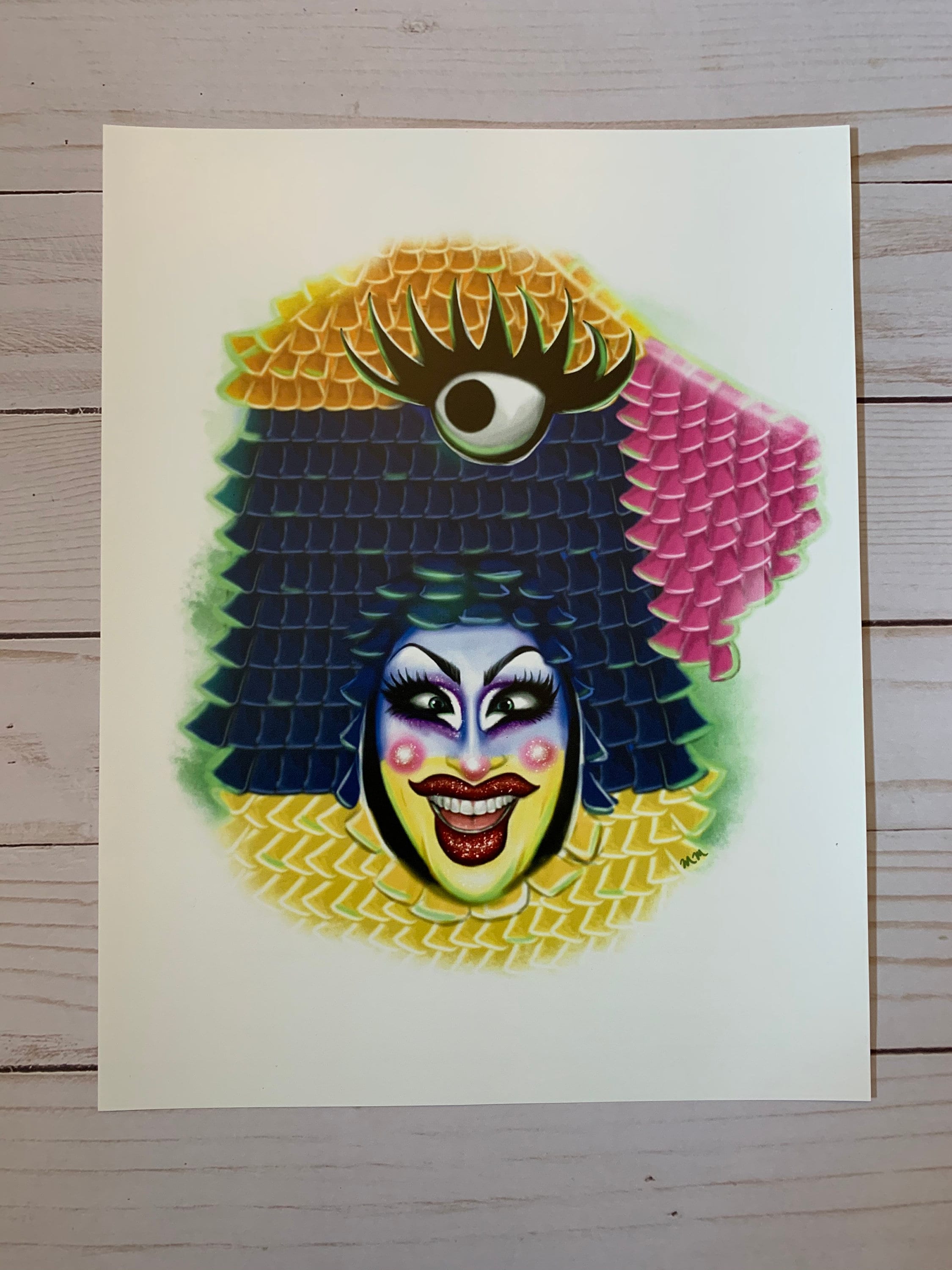 Rupaul's Drag Race Crystal Methyd finale piñata Print | Etsy