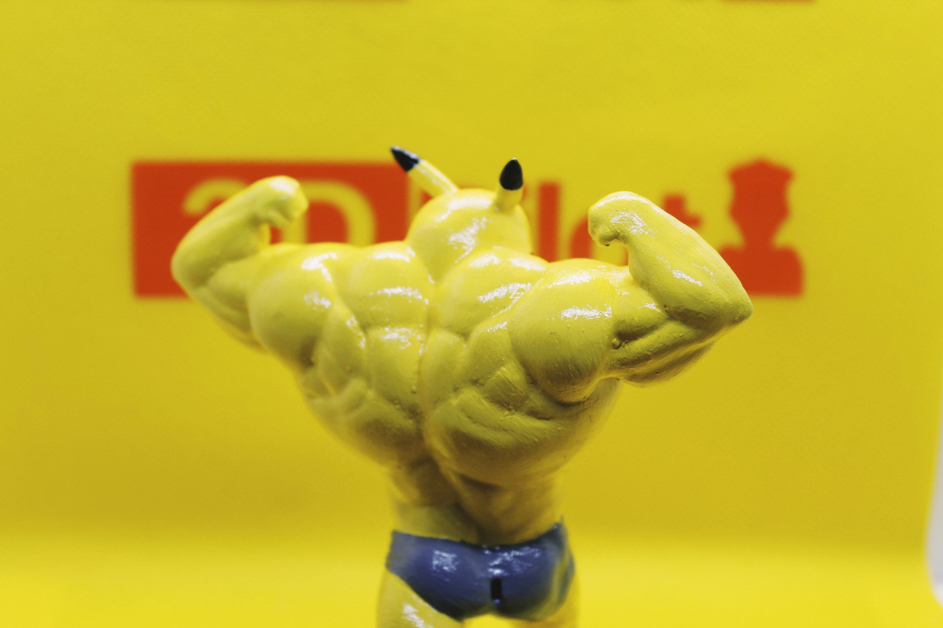 BUFF POKEMON PIKACHU Model Figure 100mm Free Pokemon sticker | Etsy