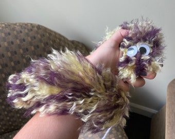 Purple Worm Plush - Etsy