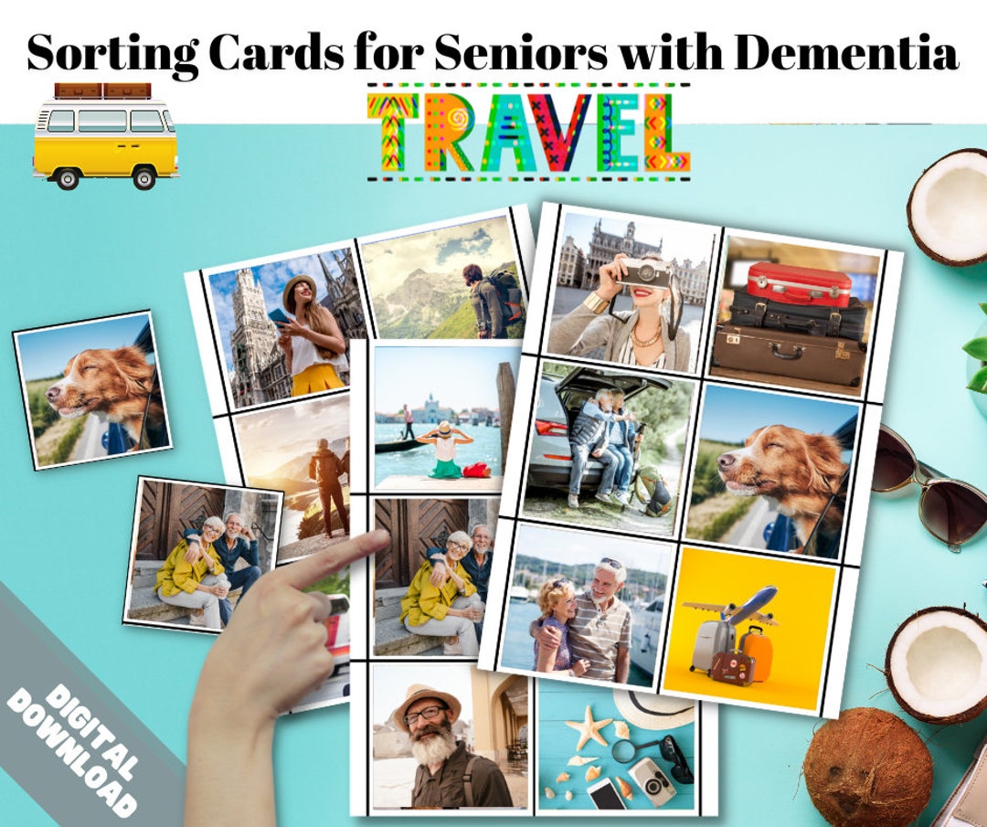 Dementia Sorting Kit, Dementia Activities, Brain Games, Matching Games ...