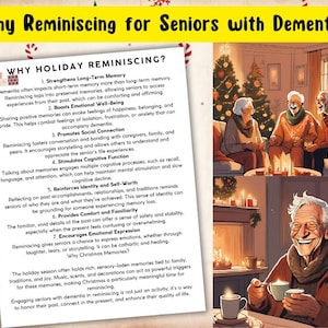 Christmas Conversation Starters: Dementia Holiday Activity (PDF) - Etsy