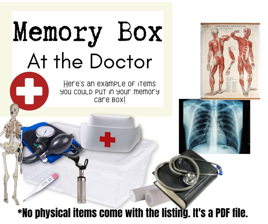 Memory Box, Sensory Kit, Senior Memory Box, Dementia Sensory Box ...