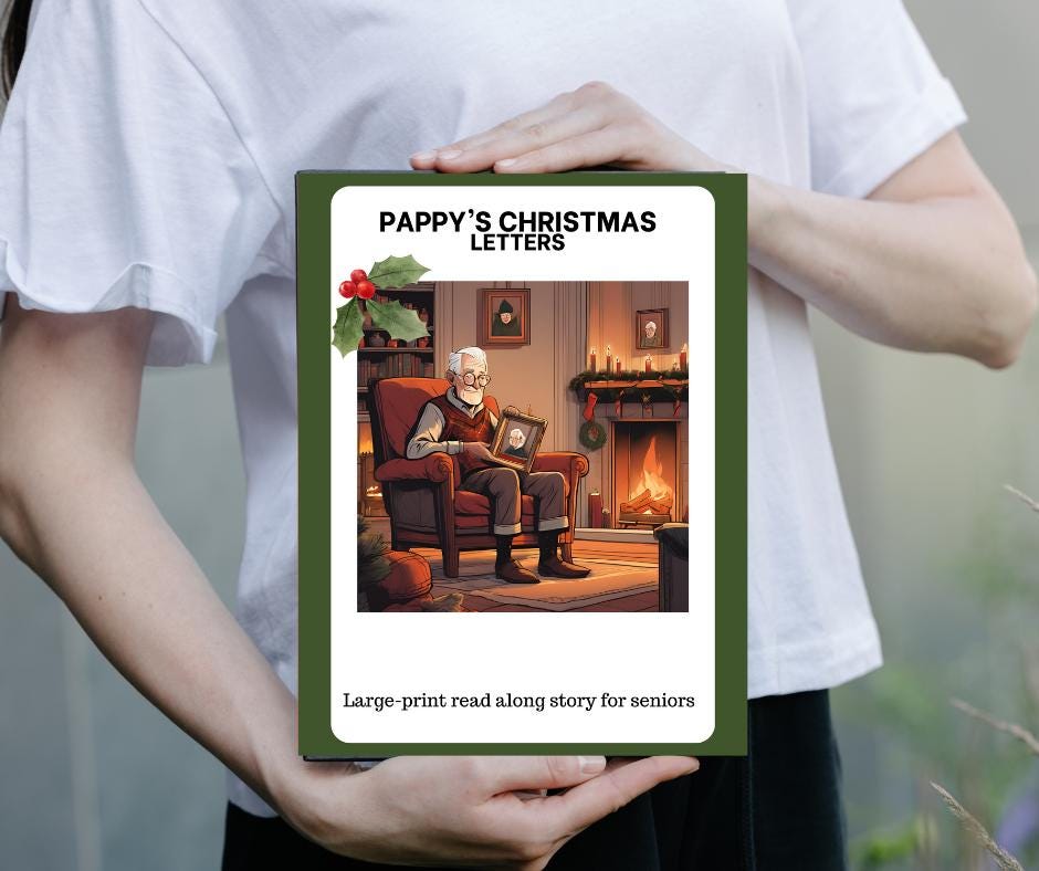 Large Print Christmas Stories for Seniors: Holiday Reminiscing (digital ...