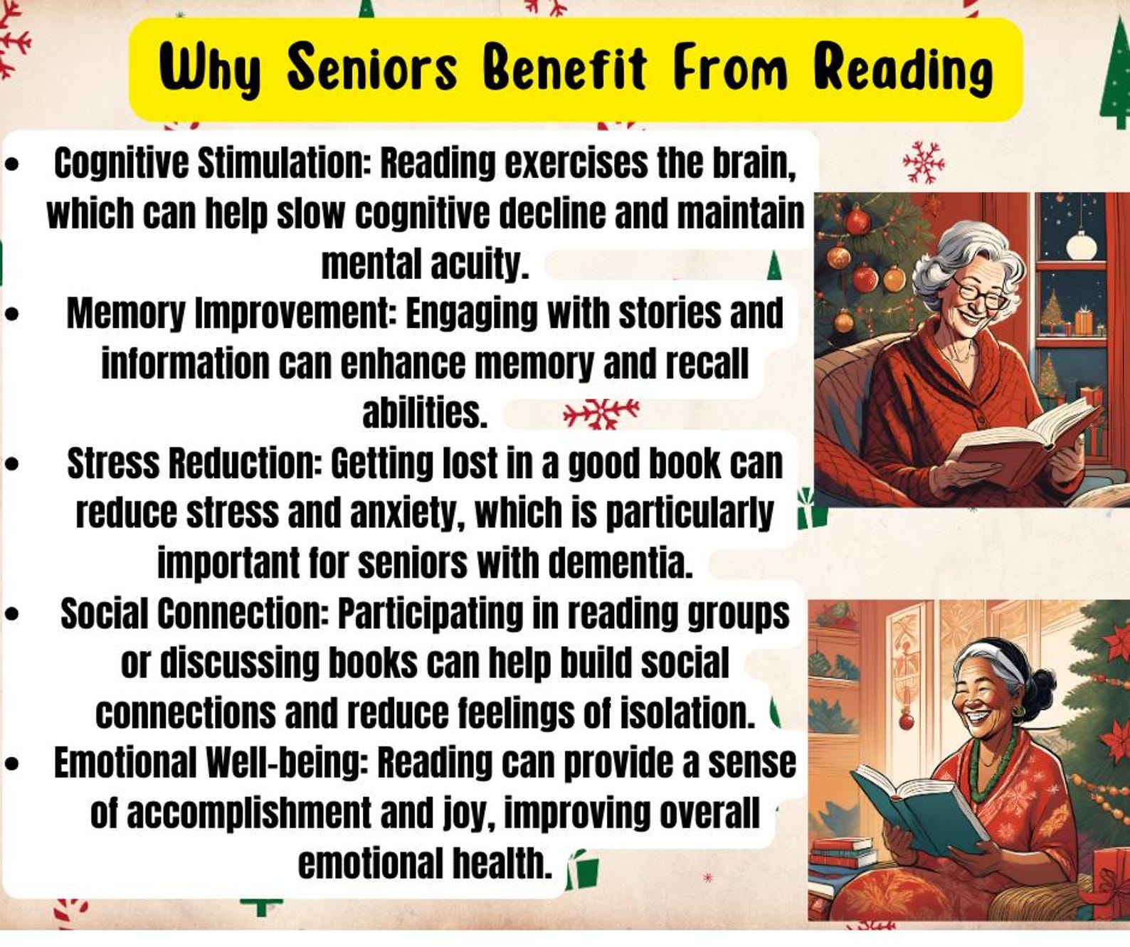 Large Print Christmas Stories for Seniors: Holiday Reminiscing (digital ...