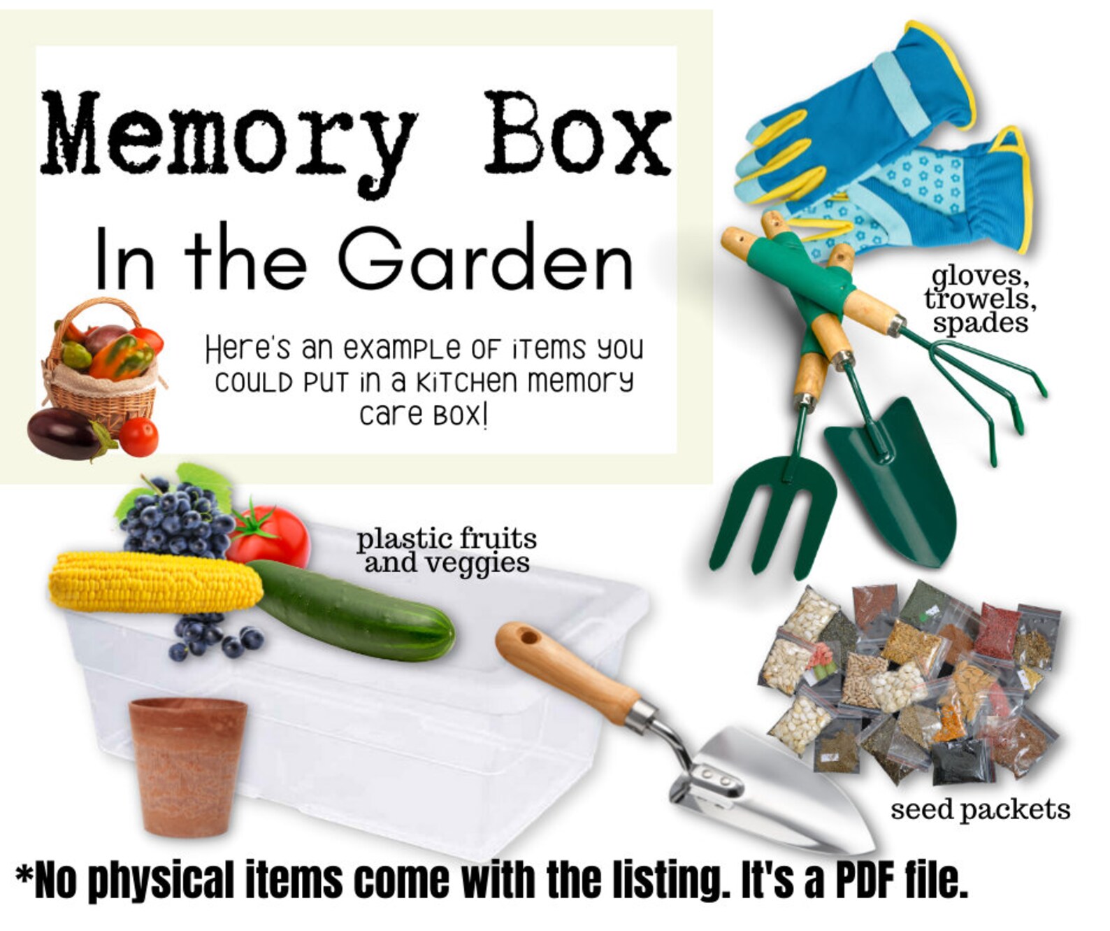 Garden Sensory Memory Box for Dementia & Alzheimers (PDF) - Etsy